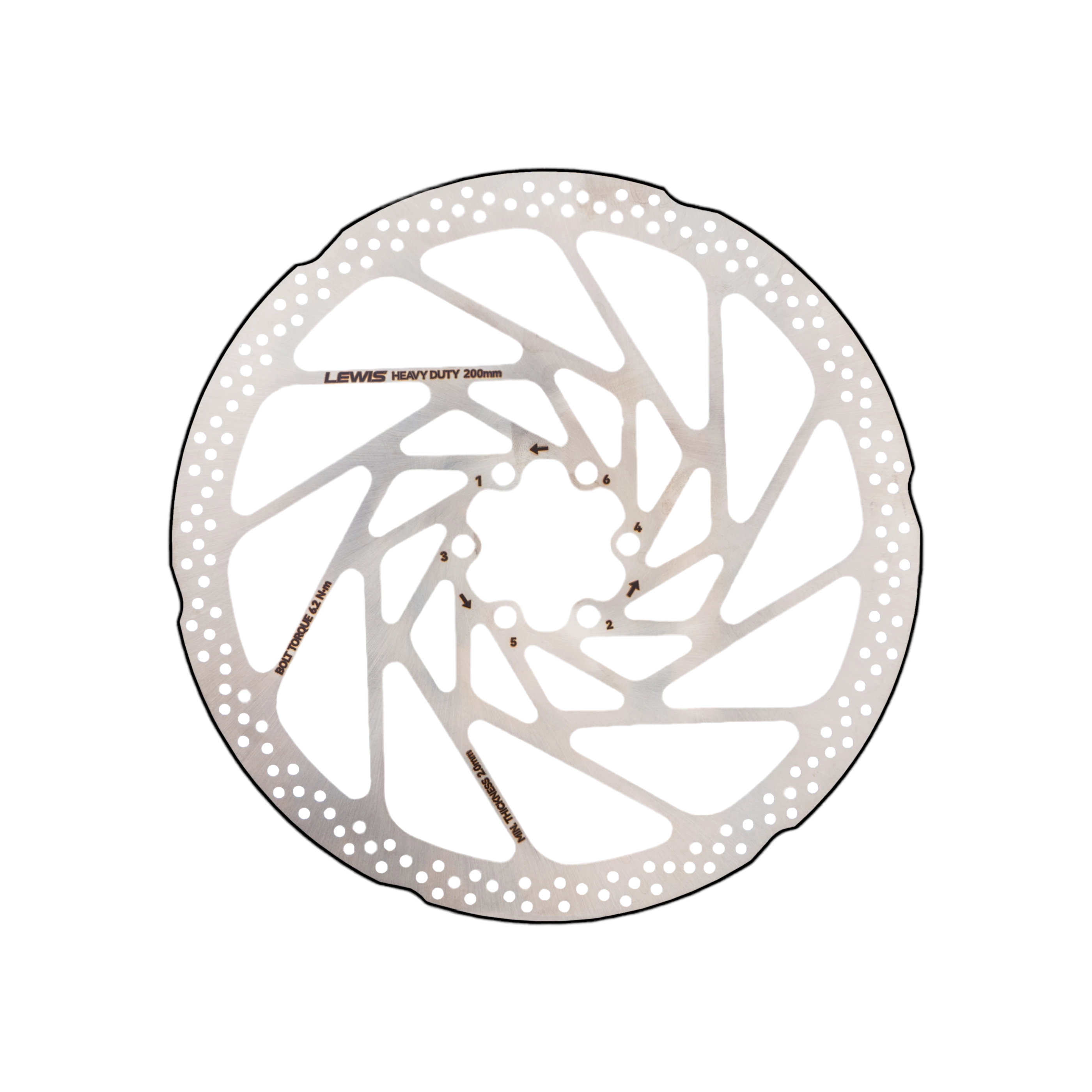 Lewis 200mm 2.3mm Brake Disc Rotor – Lewis Bike Australia