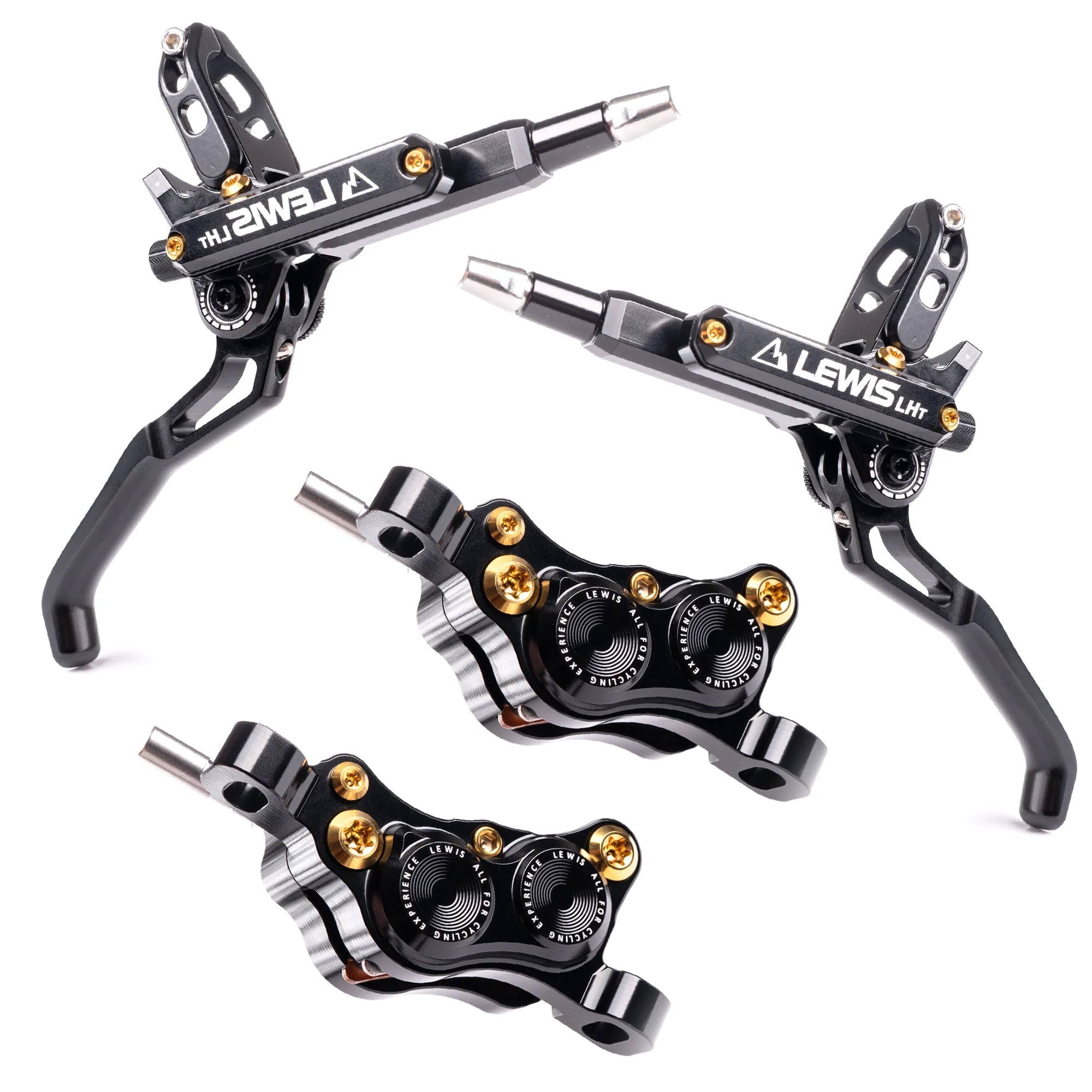 Lewis LHT Ultimate 4 Piston Hydraulic Bicycle Disc Brake Kit – Lewis ...