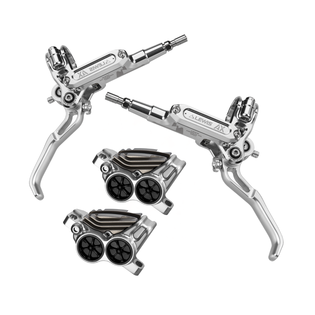 Lewis AX 4 Piston Hydraulic Bicycle Disc Brake Kit – Lewis Bike Australia